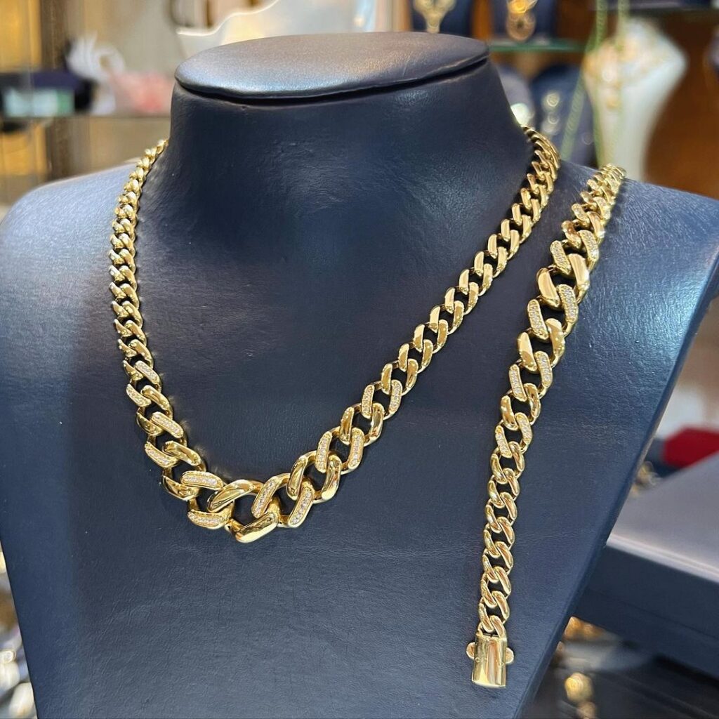 Collier & bracelet Or 18k – Bijouterie Bennouna