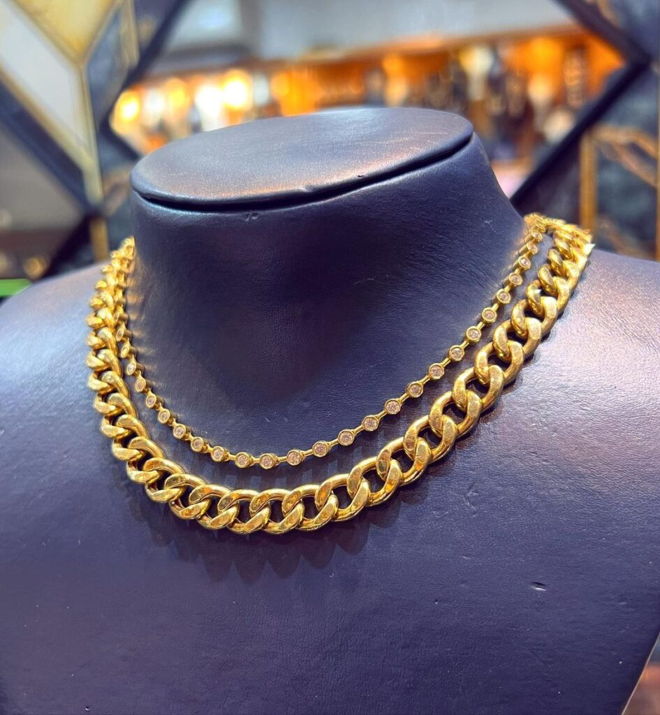 Collier Or 18k – Bijouterie Bennouna